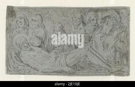 The Dead Christ with Mary and Mourning Disciples Stock Photo - Alamy