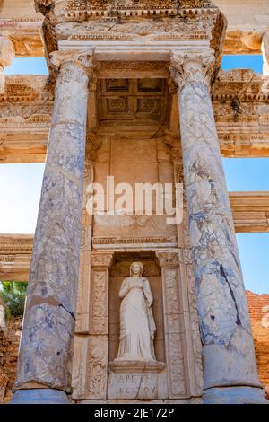 Library of Celsus built for Tiberius Julius Celsus Polemaeanus in ...
