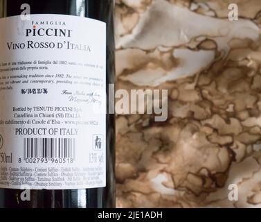 Wine FAMIGLIA PICCINI Stock Photo - Alamy