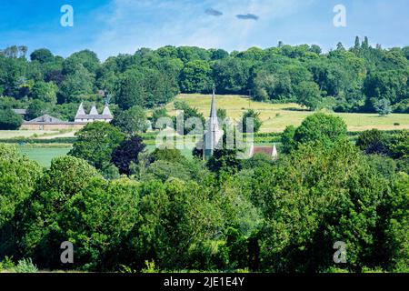 St Margarets Church in Barming near Maidstone, Kent, England Stock ...