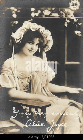 Portrait of Alice Joyce 002 - Silent Hollywood era Stock Photo - Alamy
