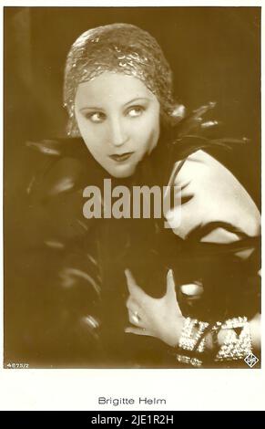 Portrait of Brigitte Helm, - German weimar era cinema (1918 - 1935 Stock Photo - Alamy