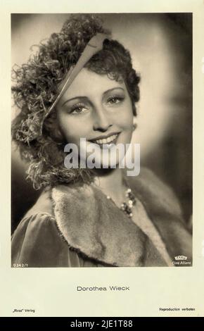 Portrait of Dorothea Wieck - German weimar era cinema (1918 - 1935 Stock Photo - Alamy