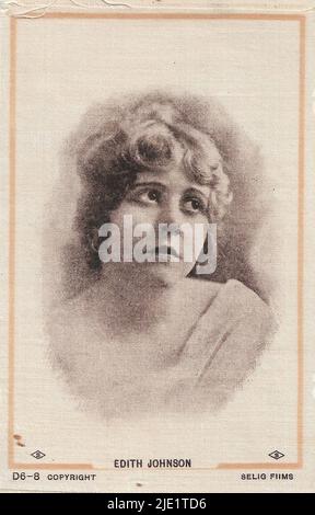 Silent movie actress Edith Johnson, ca. 1921 Stock Photo - Alamy