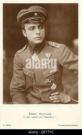 Portrait of Ernst Hofmann in Der Adler von Flandern 001 - German weimar ...