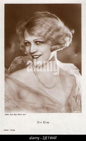 Portrait of Evi Eva - German weimar era cinema (1918 - 1935 Stock Photo ...