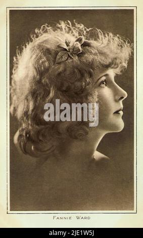Portrait of Fannie Ward - Hollywood silent movie actress Stock Photo ...