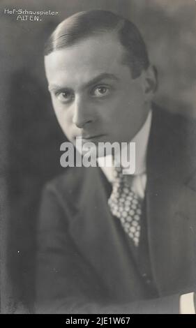 Portrait of Ferdinand von Alten - German weimar era cinema (1918 - 1935 ...