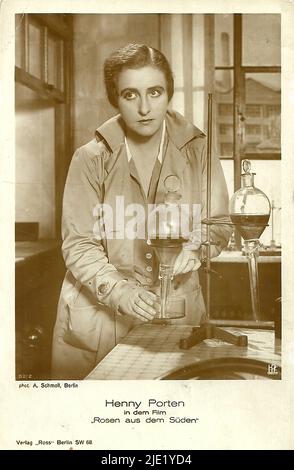 Portrait of Henny Porten in Rosen aus dem Süden (1926) - German weimar era cinema (1918 - 1935 ...