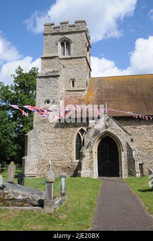 St Ethelbert's Church, Herringswell , Suffolk Stock Photo - Alamy