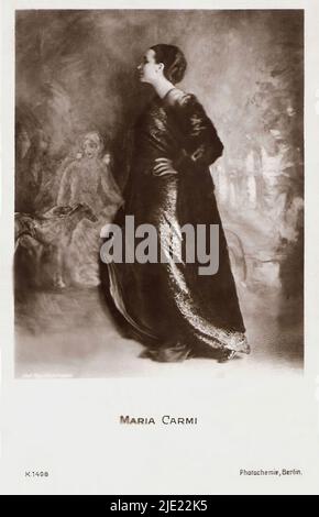 Portrait of Maria Carmi - Italian silent cinema era actress Stock Photo ...