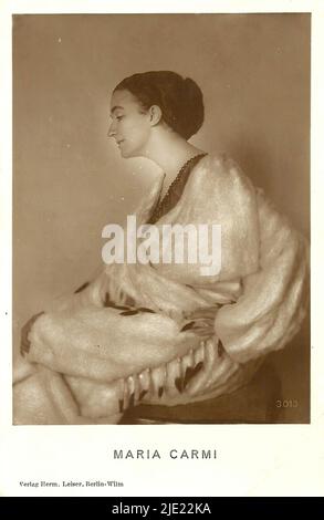 Portrait of Maria Carmi - Italian silent cinema era actress Stock Photo ...