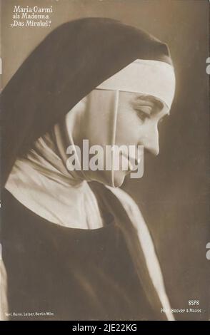 Portrait of Maria Carmi in Das Mirakel - Italian silent cinema era ...