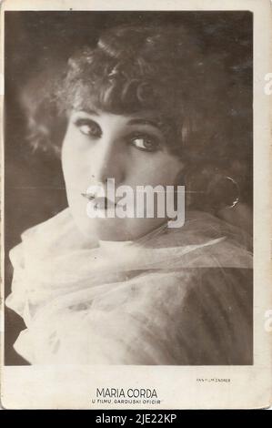 Portrait of Maria Corda in Der Gardeoffizier 001 - German weimar era ...