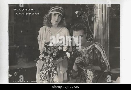Portrait of Maria Corda and Victor Varconi in The Last Days of Pompeii ...
