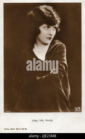Silent movie actress May McAvoy, ca. early 1920s Stock Photo - Alamy