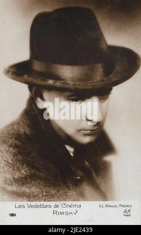 Portrait of Nicolas Rimsky 002 Stock Photo - Alamy