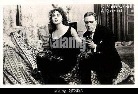 Portrait of Pina Menichelli 001 - Italian silent cinema era actress ...
