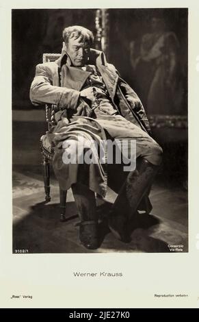Portrait of Werner Krauss 001 - German weimar era cinema (1918 - 1935 ...