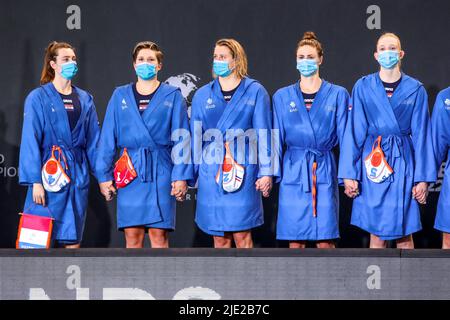 SZEGED, HUNGARY - JUNE 24: Lola Moolhuizen of the Netherlands during ...