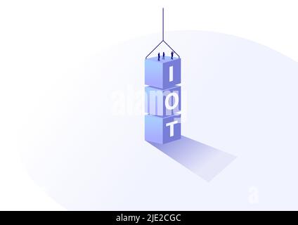 IoT development abstract concept vector illustration Stock Vector Image ...