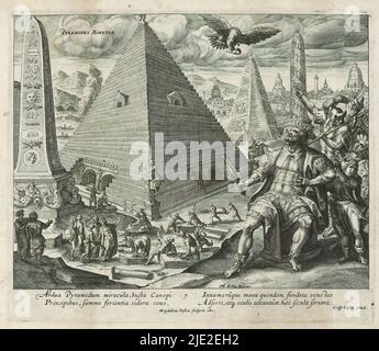 Pyramid of Egypt, Magdalena van de Passe, After Maerten de Vos, 1614 ...