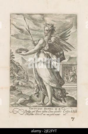 Archangel Haniel, Virtutes Haniel (title on object), Archangels and ...