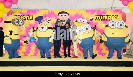 Stuart the Minion, Steve Carell, Danny Trejo, Bob the Minion arrives at ...