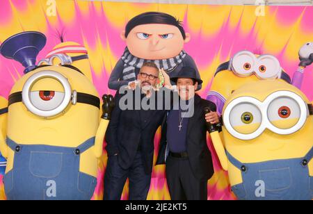 Stuart the Minion, Steve Carell, Danny Trejo, Bob the Minion arrives at ...