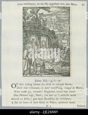 Christ appears to Maria, Hieronymus Wierix, 1563 - Before 1619 print Christ appears to his ...