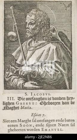 St. James the Greater from Christ and the Apostles 1924 by Hans Baldung ...