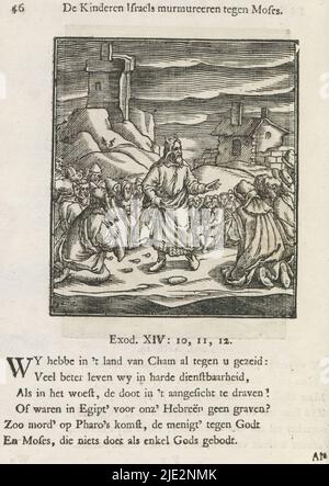 Israelites complain to Moses, The children of Israel murmur against ...
