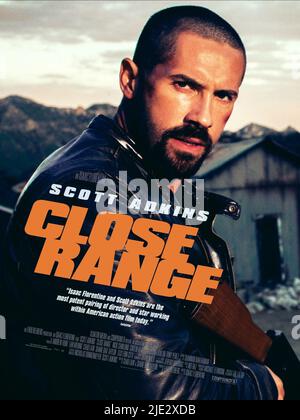 SCOTT ADKINS POSTER, CLOSE RANGE, 2015 Stock Photo - Alamy