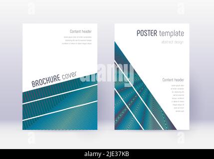 blue captivating trendy cover set Stock Vector Image & Art - Alamy