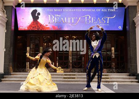 The musical 'Beauty and the Beast' at the Palladium theatre, London ...