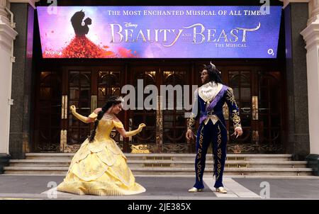 The musical 'Beauty and the Beast' at the Palladium theatre, London ...