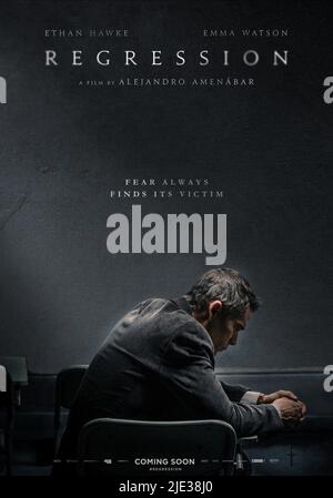 ETHAN HAWKE POSTER, REGRESSION, 2015 Stock Photo - Alamy
