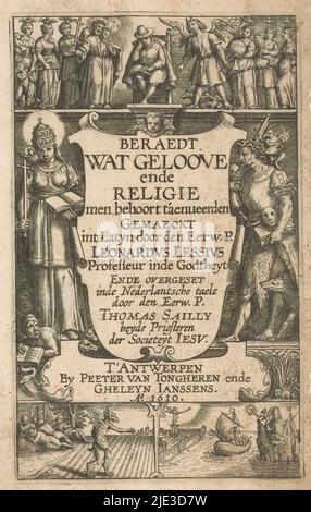 Allegory about true faith, Anonymous, 1610 print The personification of ...