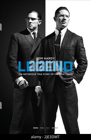 TOM HARDY, TOM HARDY POSTER, LEGEND, 2015 Stock Photo - Alamy