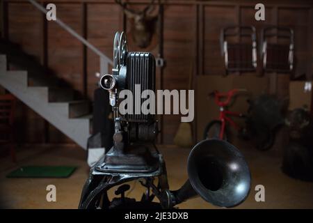 CINEFILM PROJECTOR, SINISTER 2, 2015 Stock Photo - Alamy