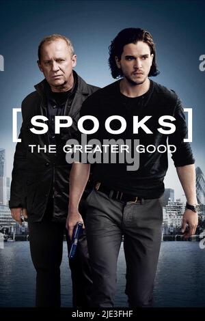 KIT HARINGTON POSTER, SPOOKS: THE GREATER GOOD, 2015 Stock Photo - Alamy