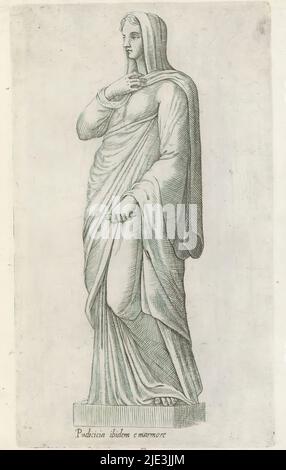 Sculpture of Pudicitia, Sculptures of Antiquity (series title), Caption ...