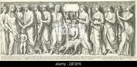 Relief with dancing women in draped robes and a bacchante; Borghese ...