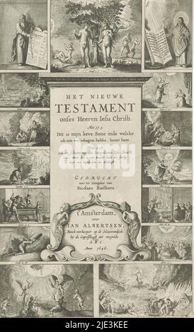 Last judgment, Anonymous, After Jan Luyken, 1720 print paper etching Last Judgement Stock Photo ...