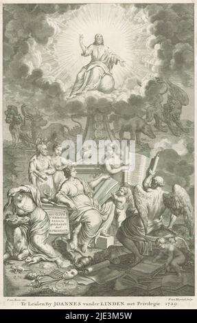 Allegory on the old and New Testament with Moses and Aaron, Abraham de ...