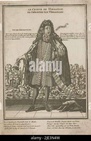 The Crier of Versailles, 1692, Le Crieur de Versaille, The Crier of ...