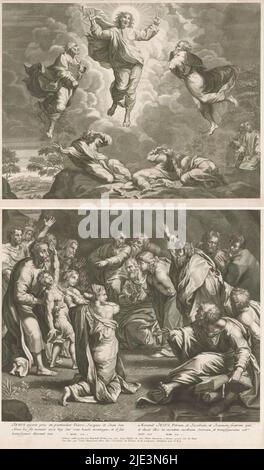 Transfiguration, Simon Thomassin, After Rafaël, 1680 print The transfer ...