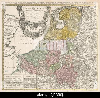 Map of the Seventeen Provinces, XVII Provinciae Belgii sive Germaniae ...