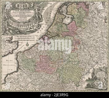 Map of the Seventeen Provinces, XVII Provinciae Belgii sive Germaniae ...