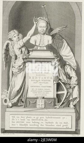 Monument for Wolter Jan Gerrit Baron Bentinck, 1781, Cornelis Bogerts ...